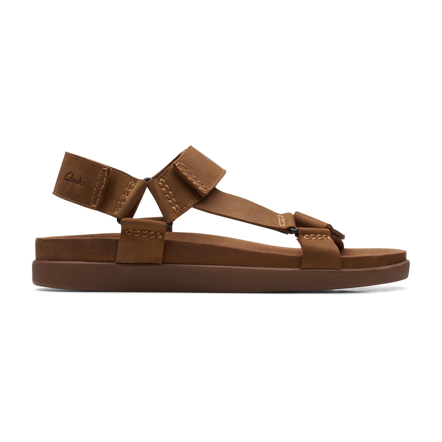 Clarks Sunder Range - Sandals - Tan Leather - 261718887 - G Width (Sta ...