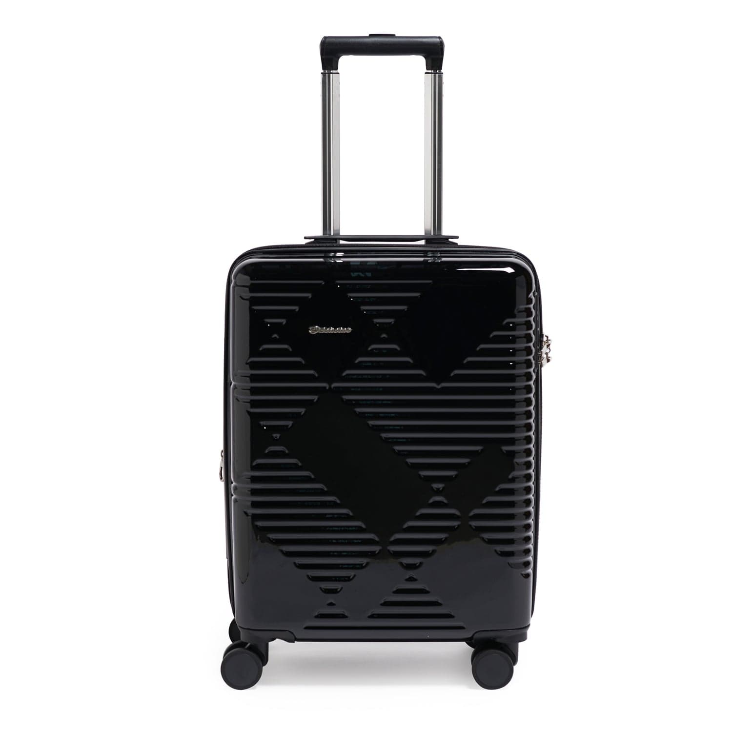 Echolac Extravagant 56cm Hardcase Expandable 4 Double Wheel Cabin Lugg ...