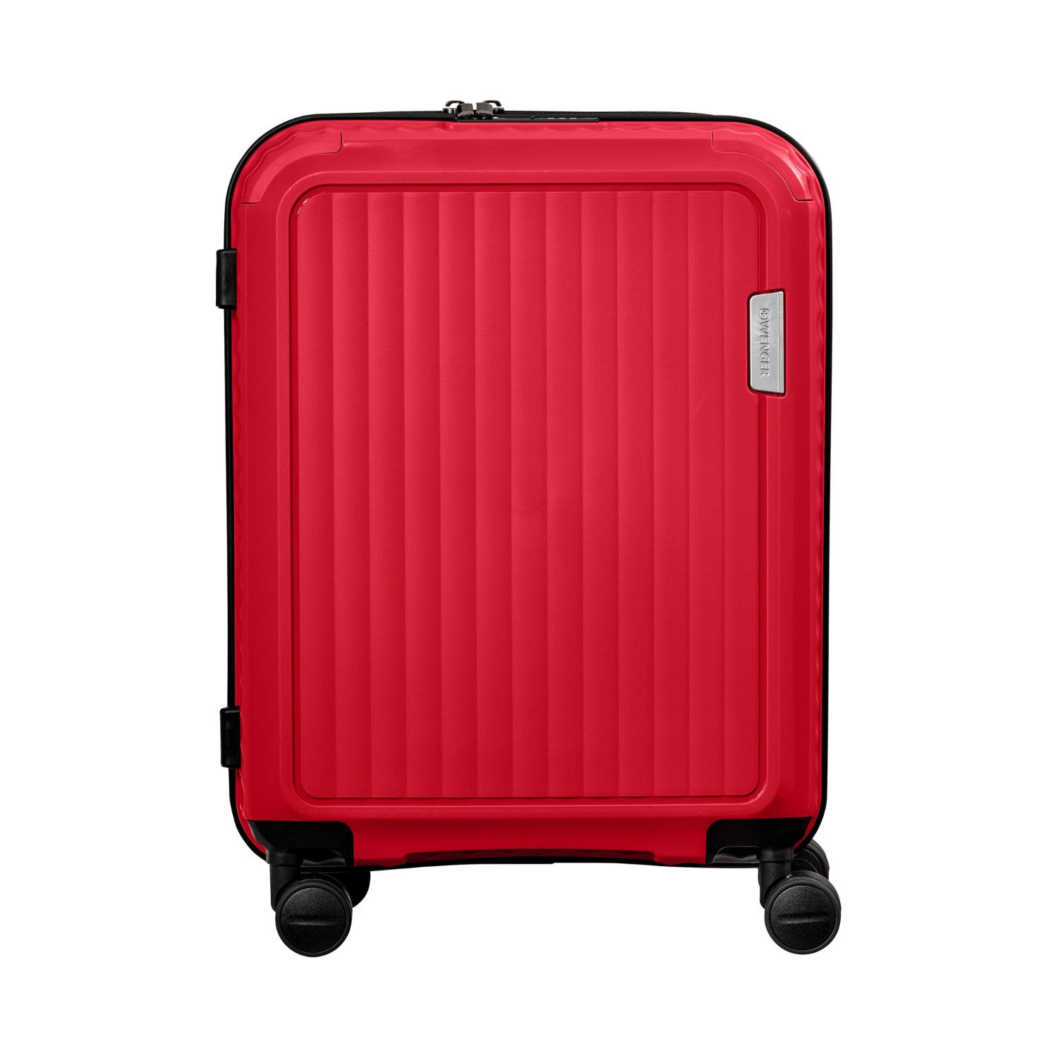 Wenger Optimo Hardside Expandable 57cm Cabin Luggage Trolley red ...