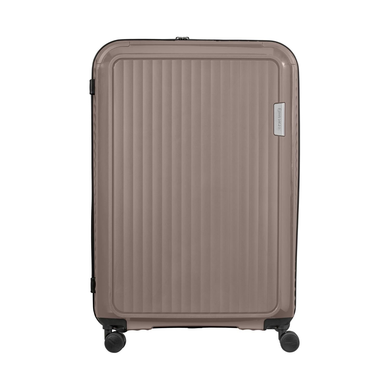 Wenger Optimo Hardside Expandable 84cm Check-In Luggage Trolley Brown ...