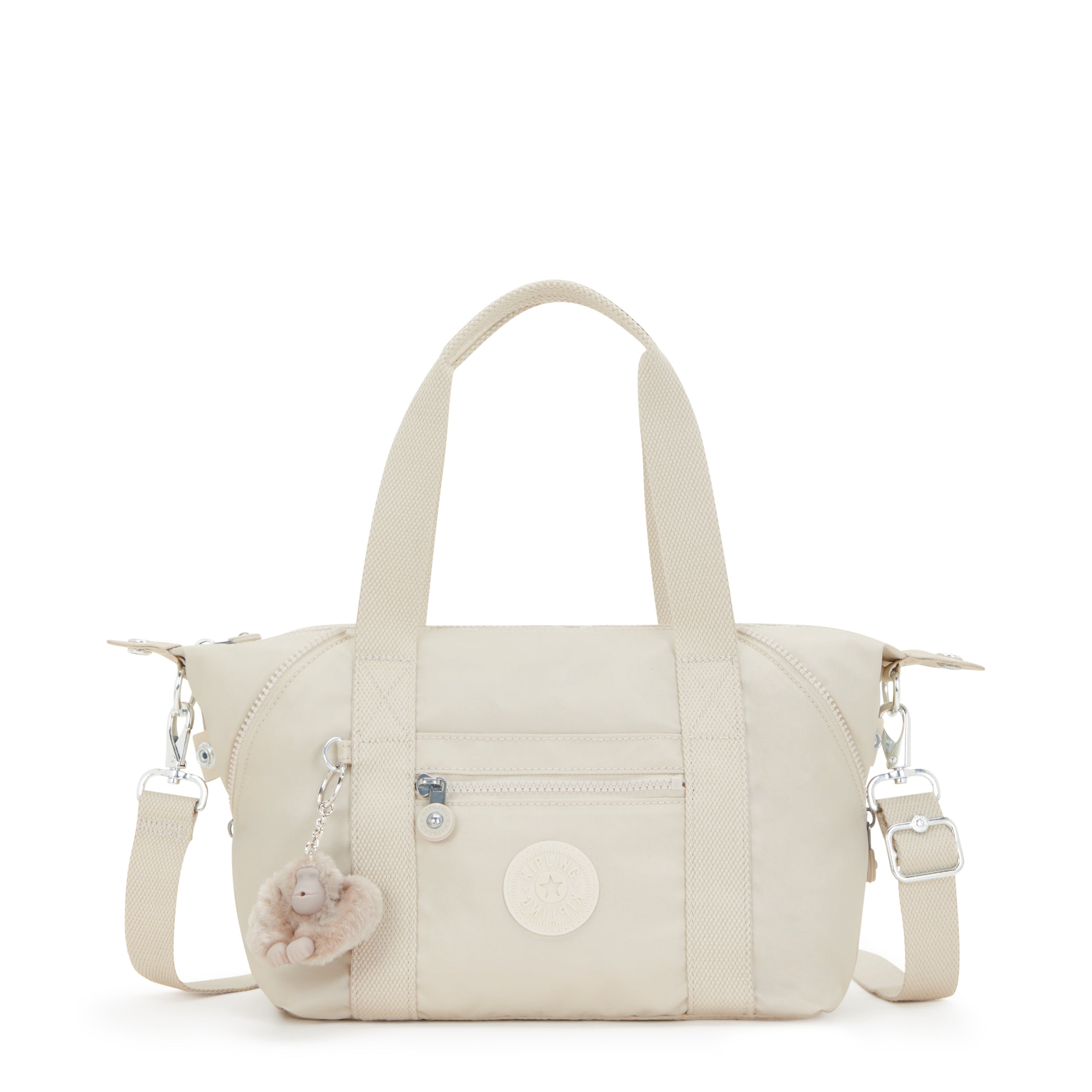 KIPLING-Art Mini-Small handbag (with removable shoulderstrap)-Beige Pe ...