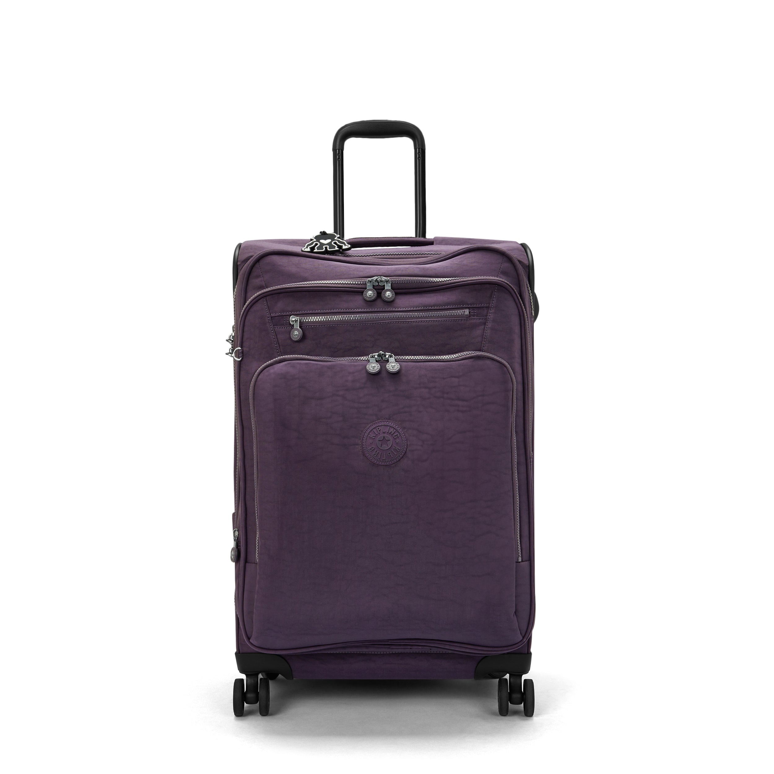 Buy Kipling New Youri Spin M Ultimate Plum Medium Expandable Spinner ...