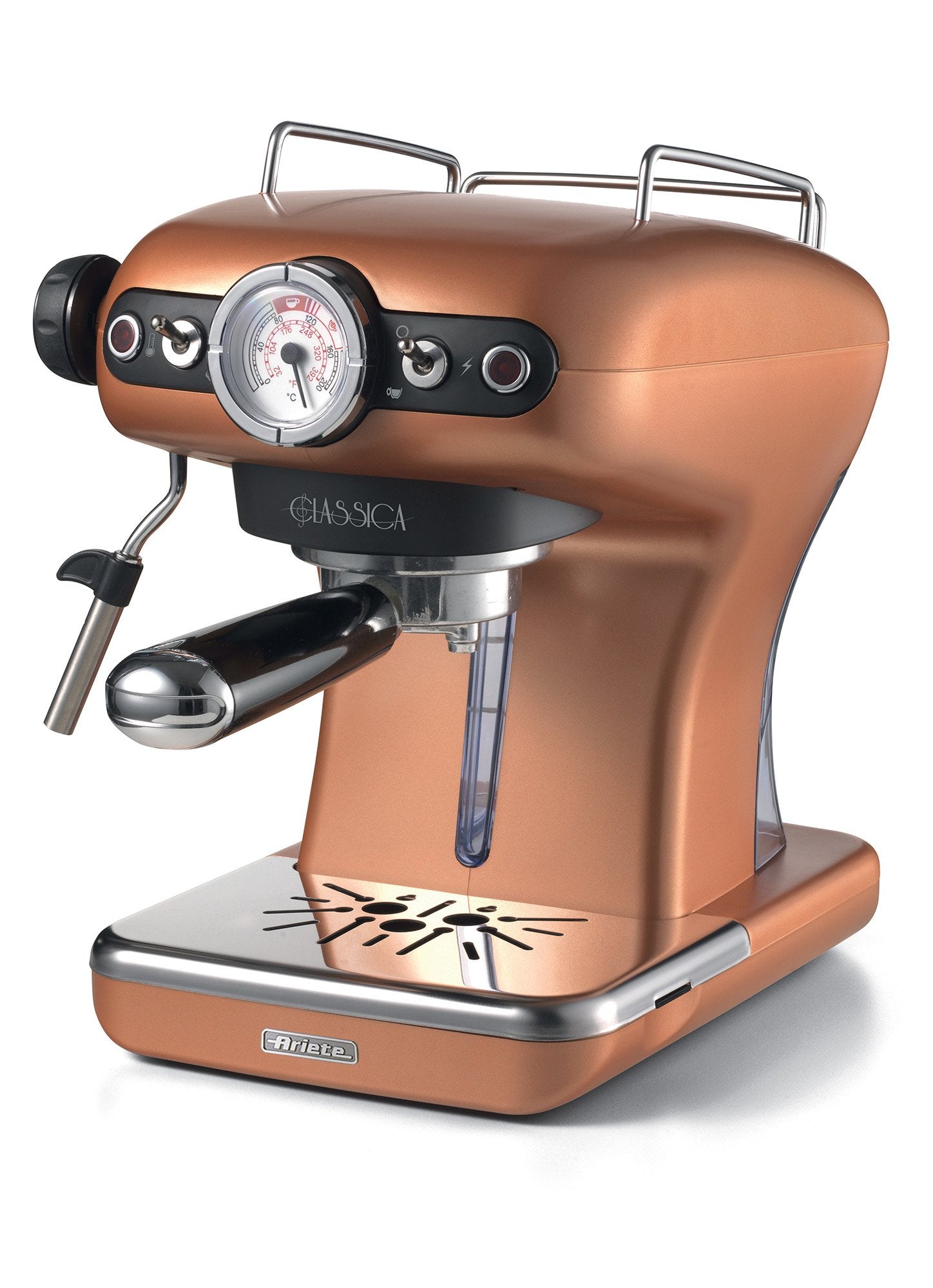 Buy ARIETE CLASSICA PUMP ESPRESSO MACHINE, COPPER 1389-CPR Online in ...