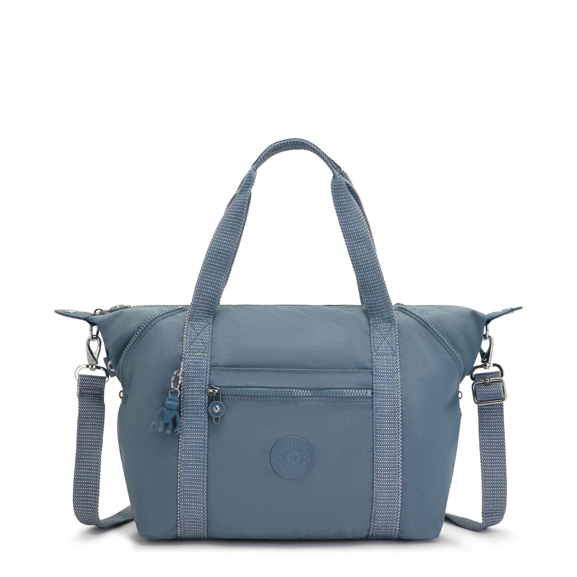KIPLING-Art-Medium Tote-Brush Blue-10619-V35 – Jashanmal Bahrain