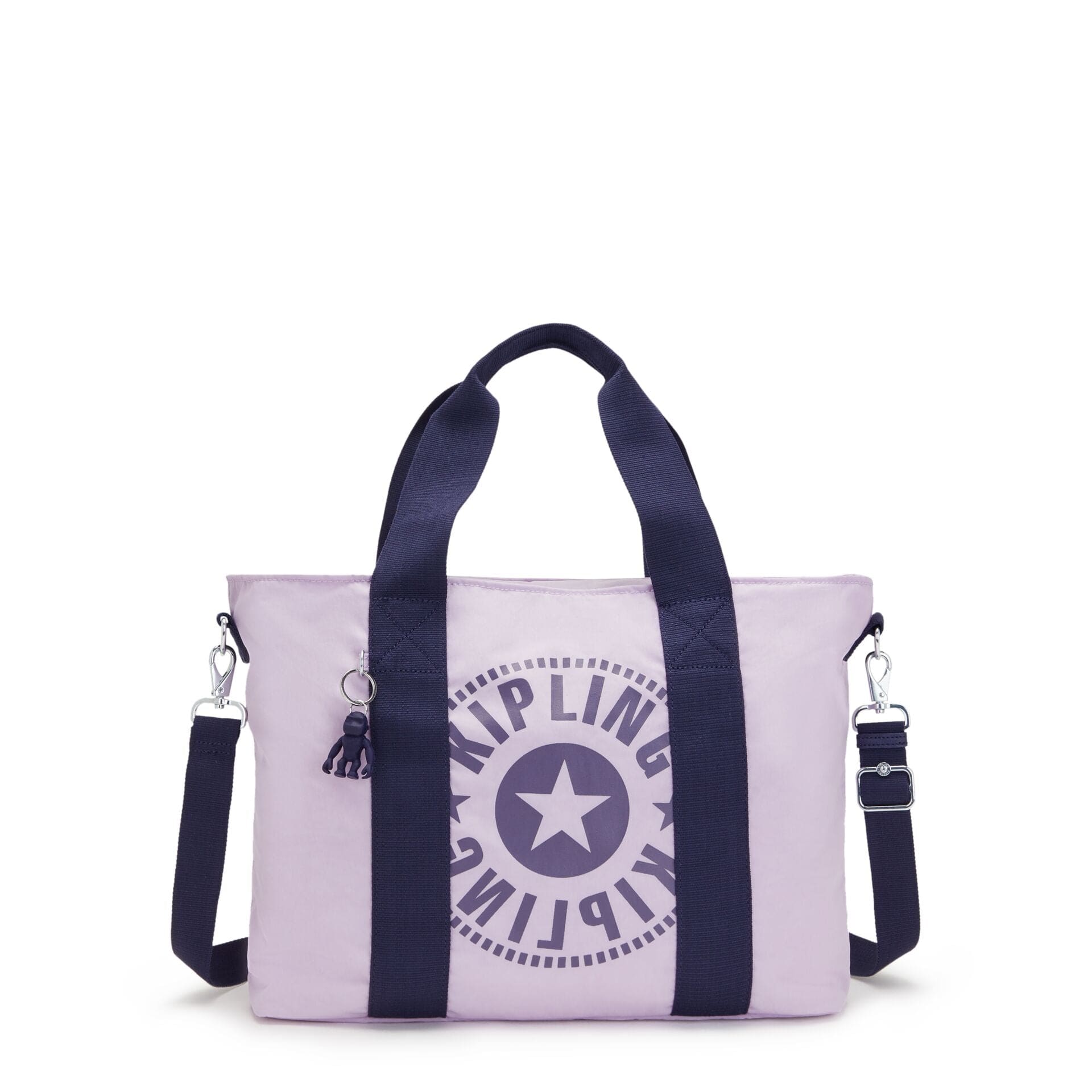 Kipling-Minta L-Large Tote (With Removable Shoulderstrap)-Gentle Lilac ...