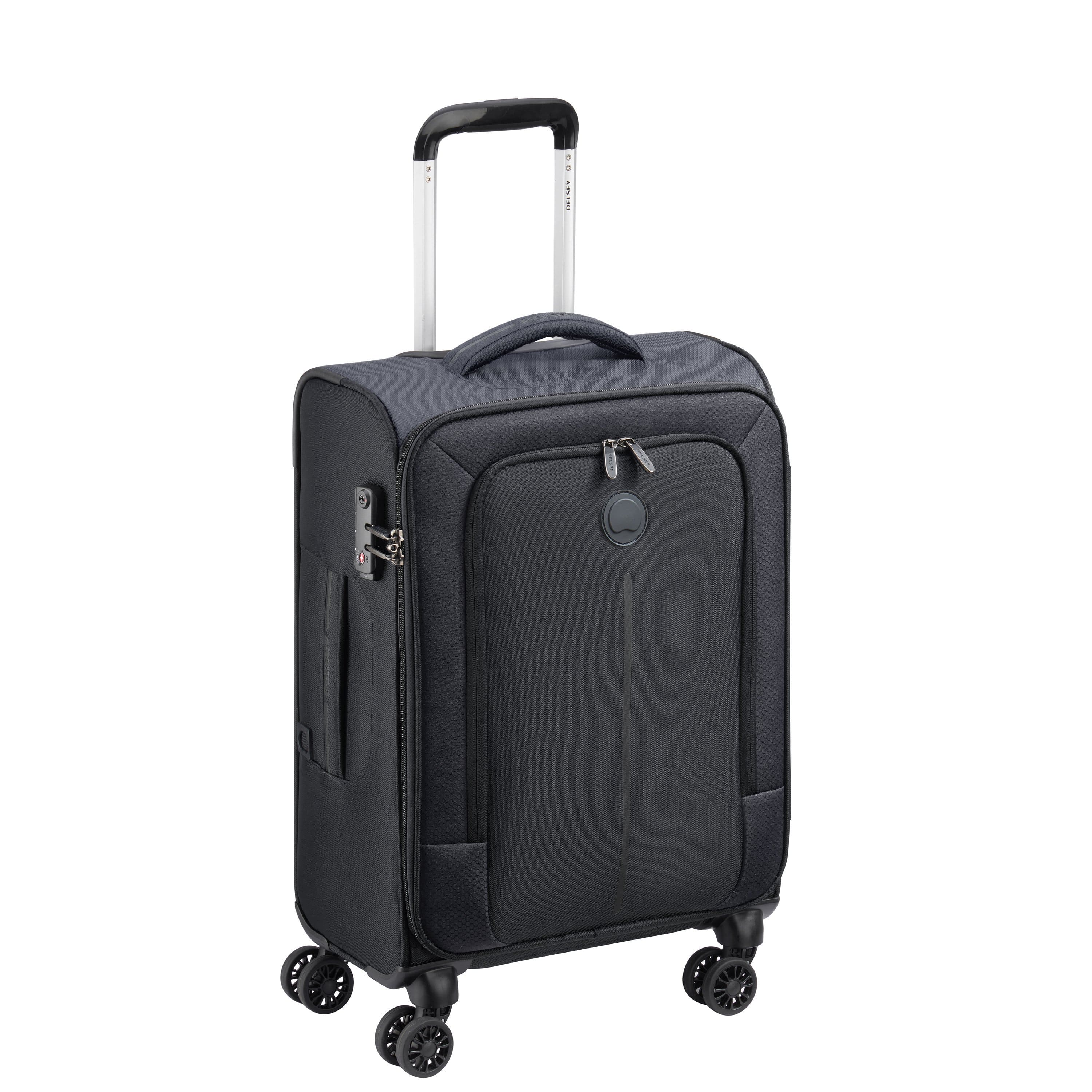 Delsey Caracas 55cm Softcase 4 Double Wheel Expandable Cabin Trolley B ...