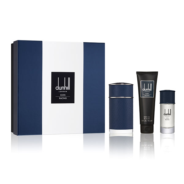 Dunhill Racing Blue 2022 Gift Set (100Ml Edp + 30Ml Edp + 90Ml Shower ...