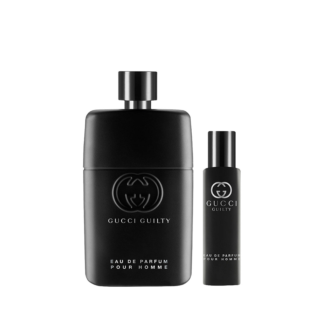Gucci Guilty Pour Homme EDP Giftset (EDP 90ml+ Travel Spray 15ml ...