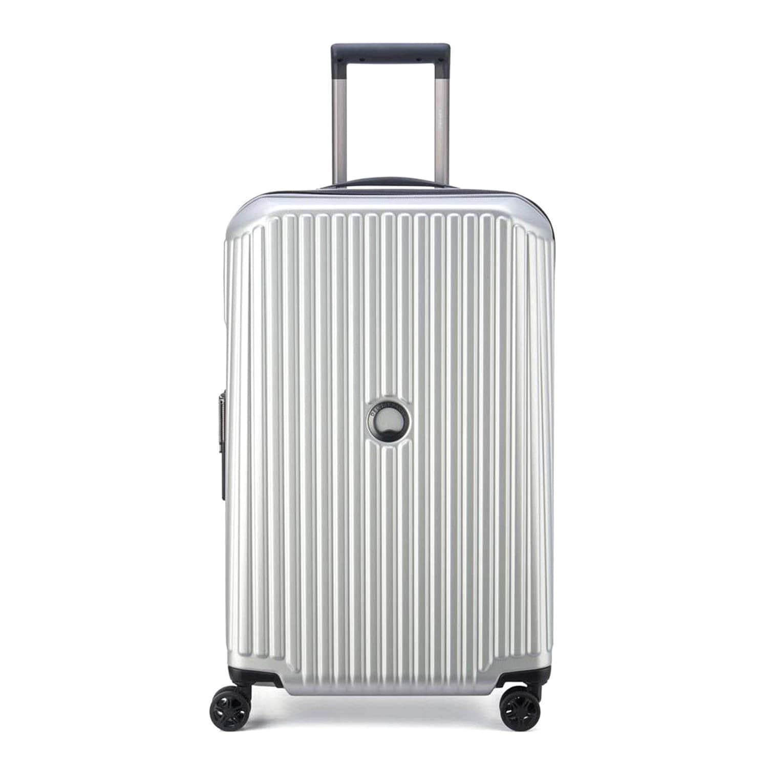 Delsey Paris Securitime Zip 55cm Hardcase 4 Wheel Expandable Cabin Lug ...